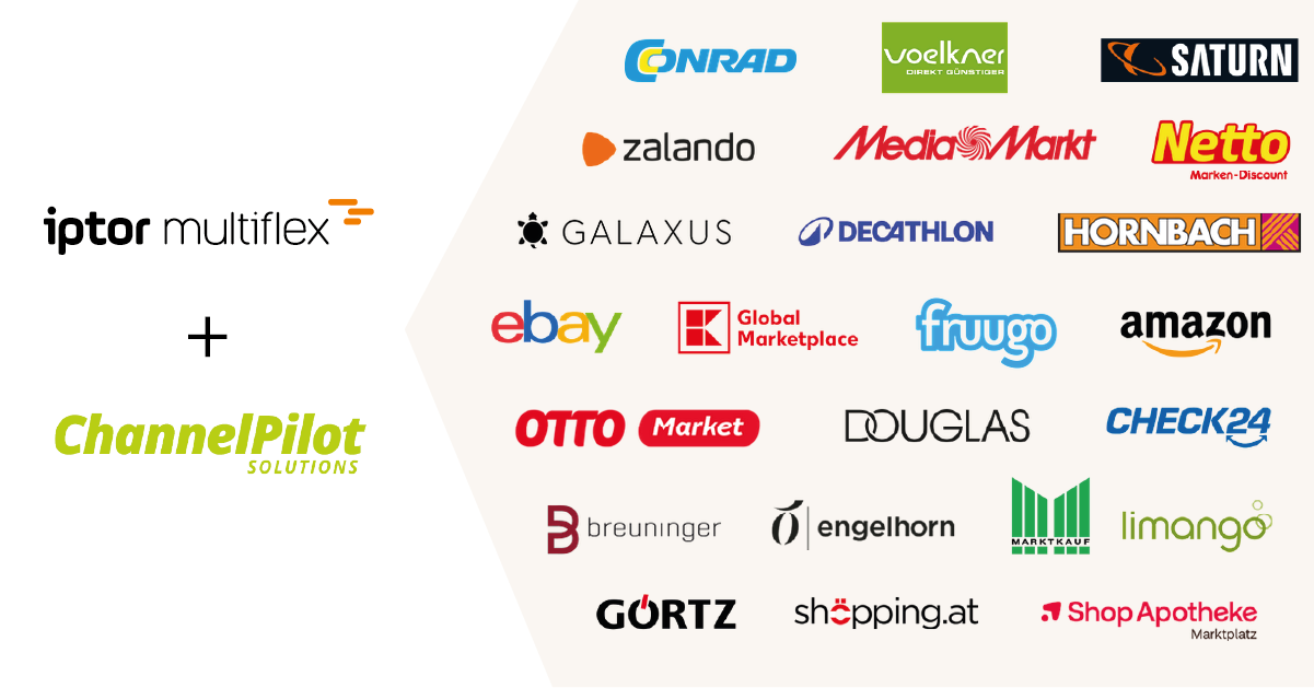 Erfolgreich auf allen Marktplätzen – mit dem mx.ERP und Channel Pilot Pro | Iptor multiflex